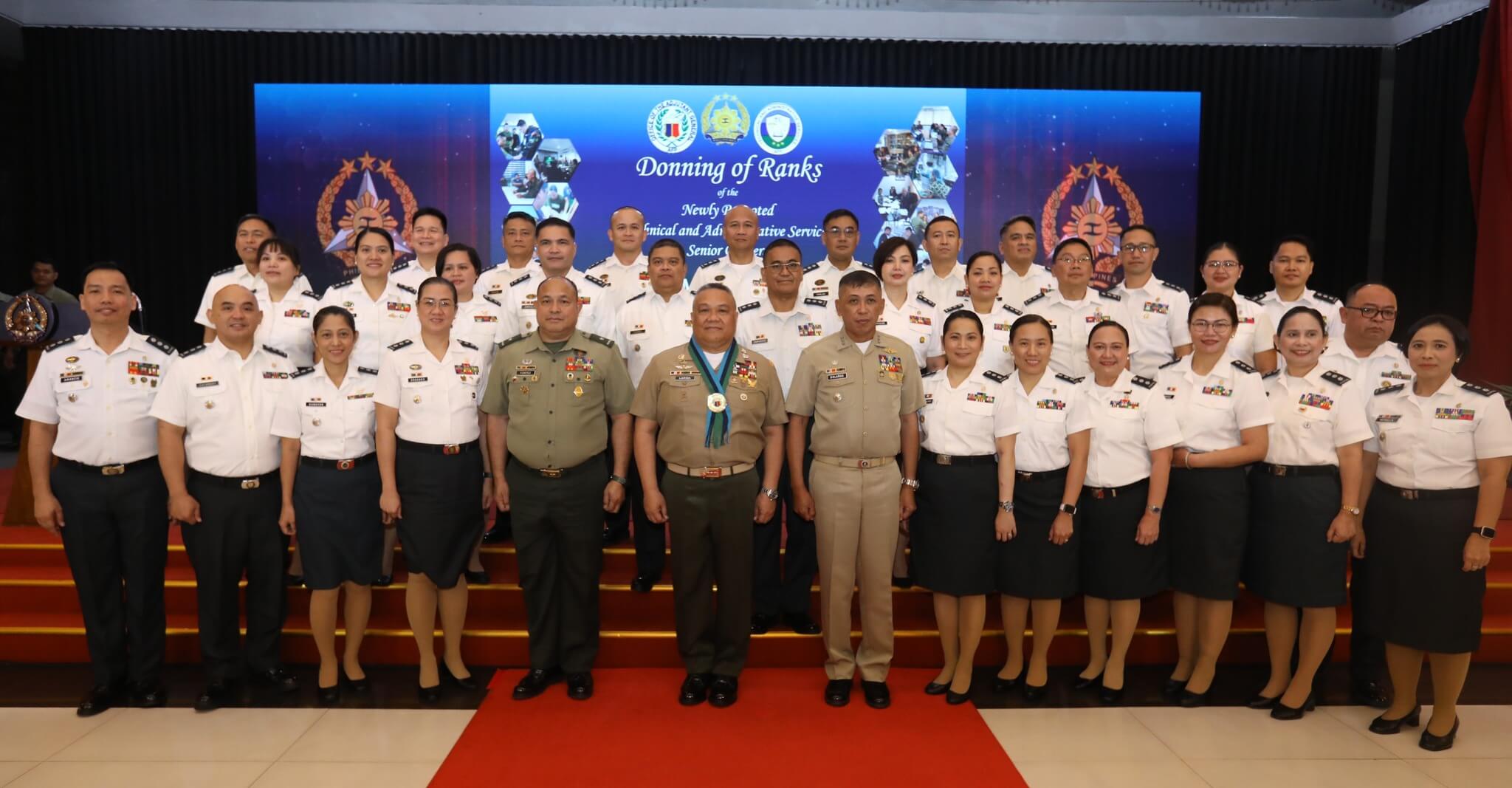 32 AFP TAS Officers advance in rank